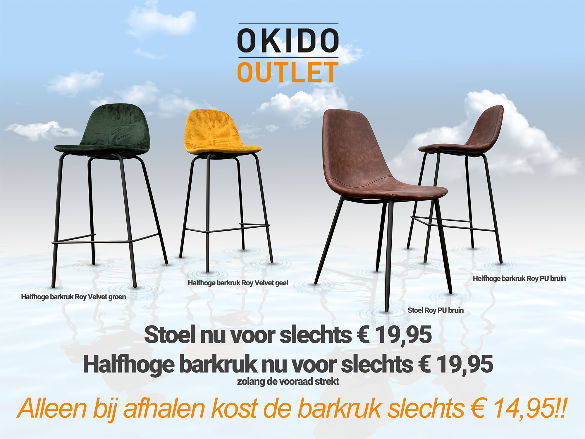 Okido Outlet | Horecameubilair tegen scherpe prijzen | Op = Op
